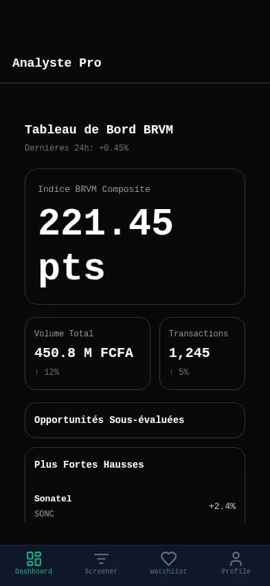 BRVM Analyst Pro