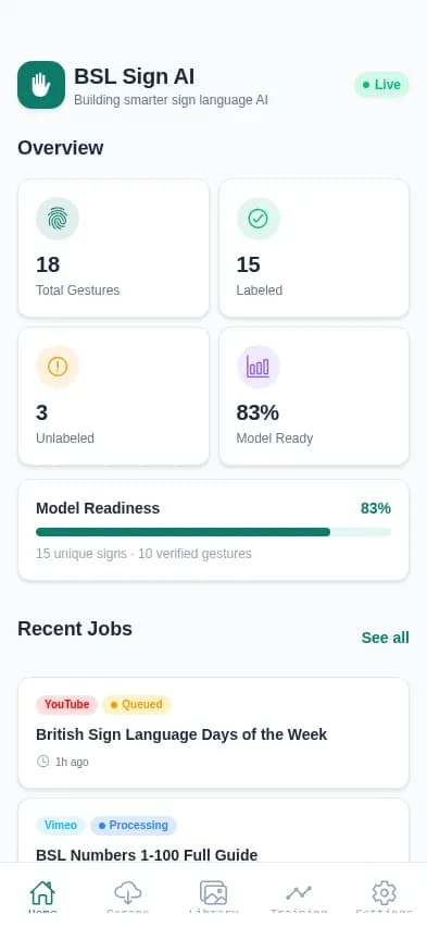 BSL Scraper AI App