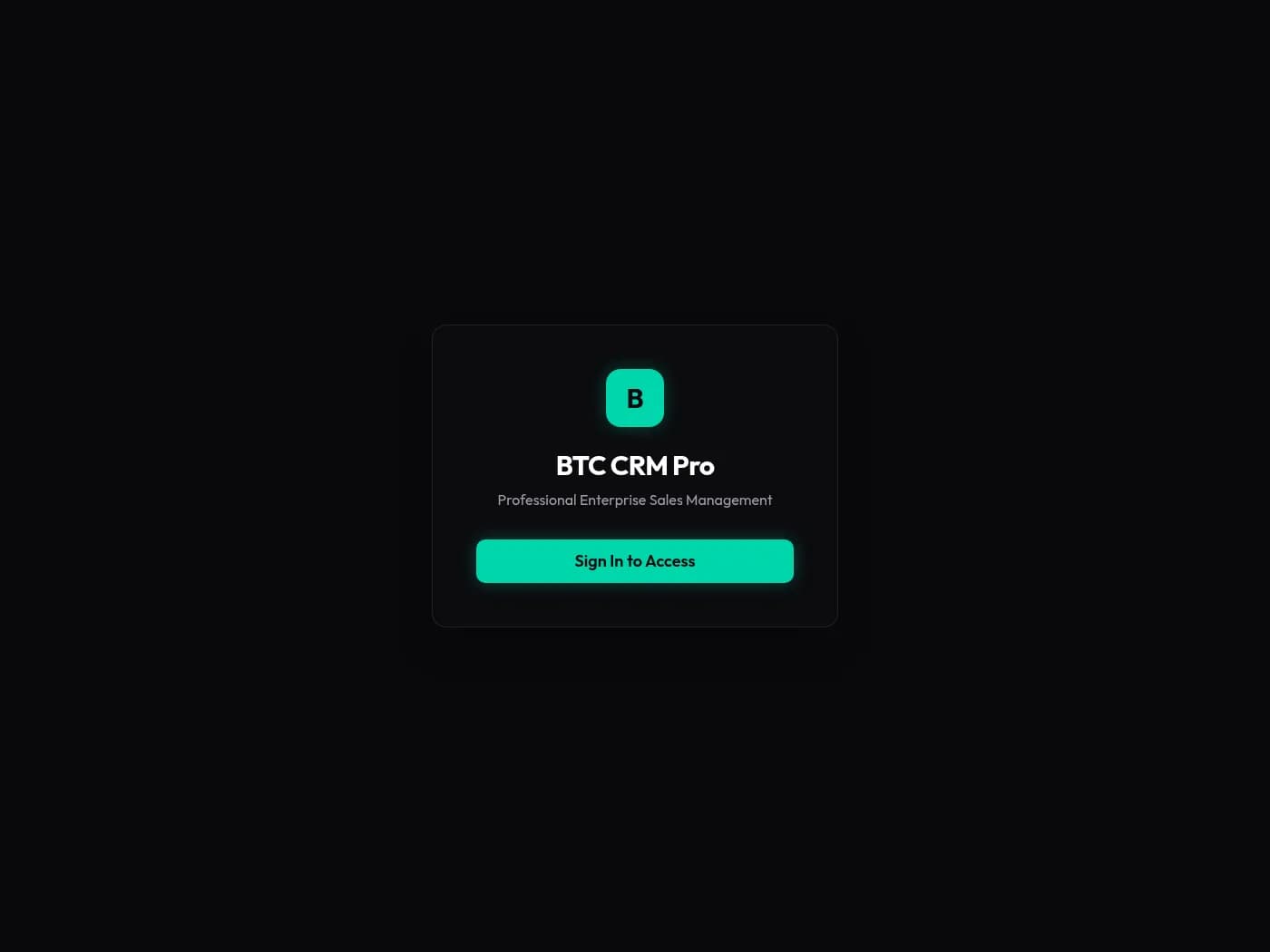 BTC CRM Pro