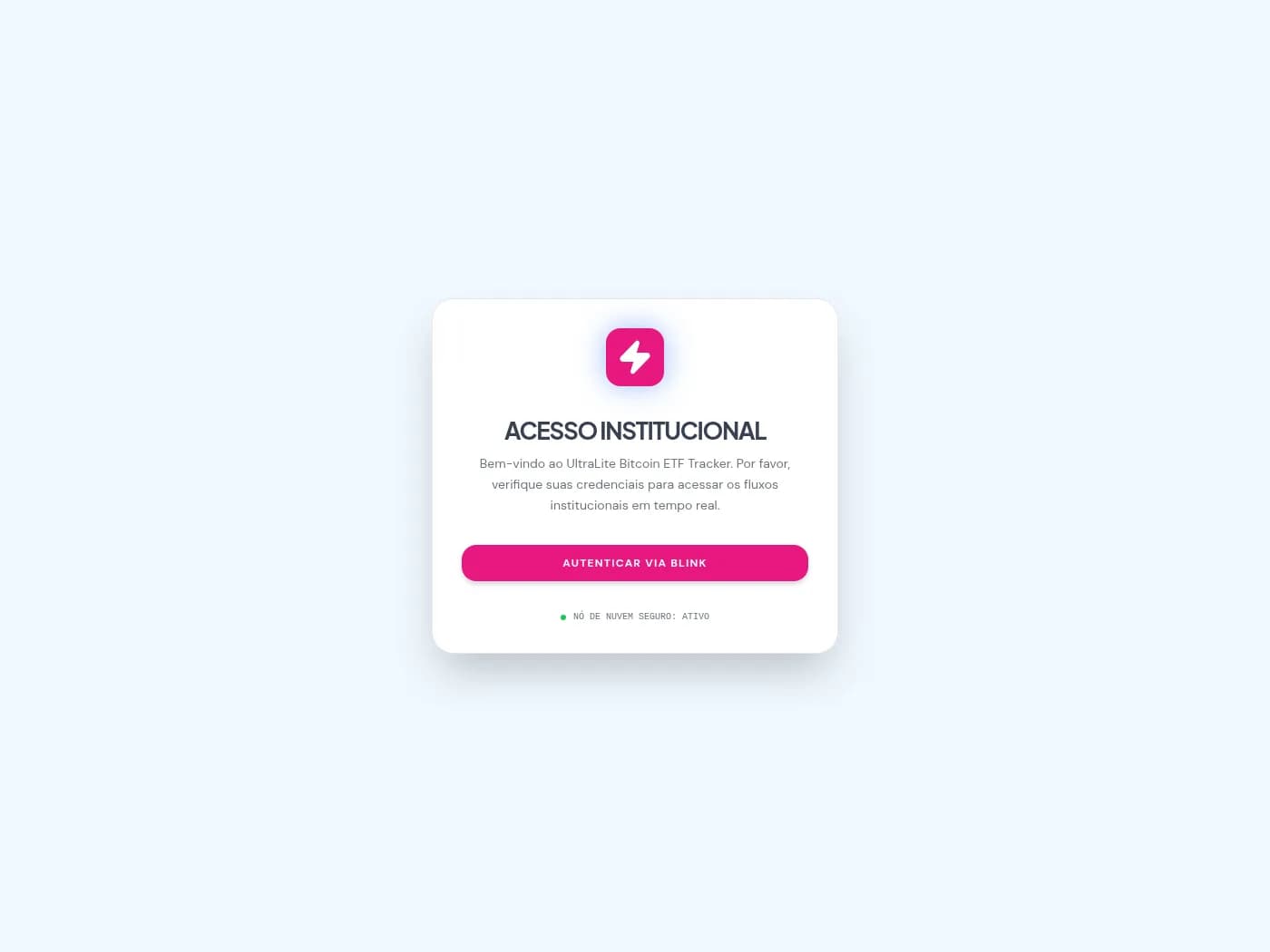 UltraLite Bitcoin ETF Tracker