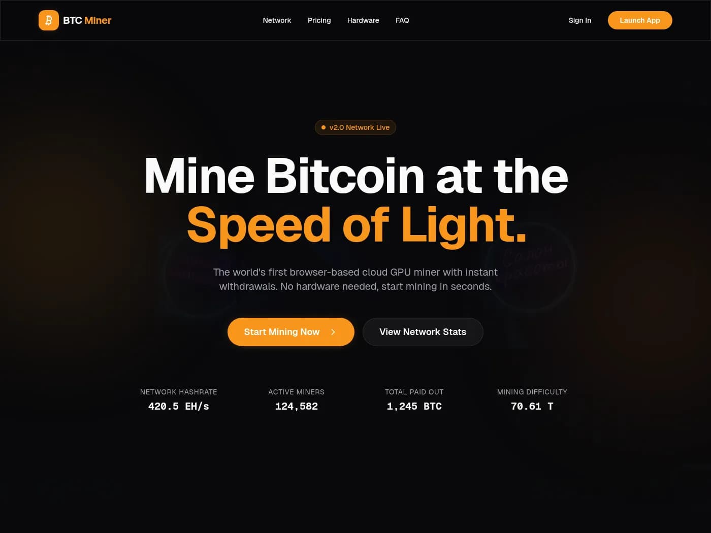 BTC GPU Miner Clone