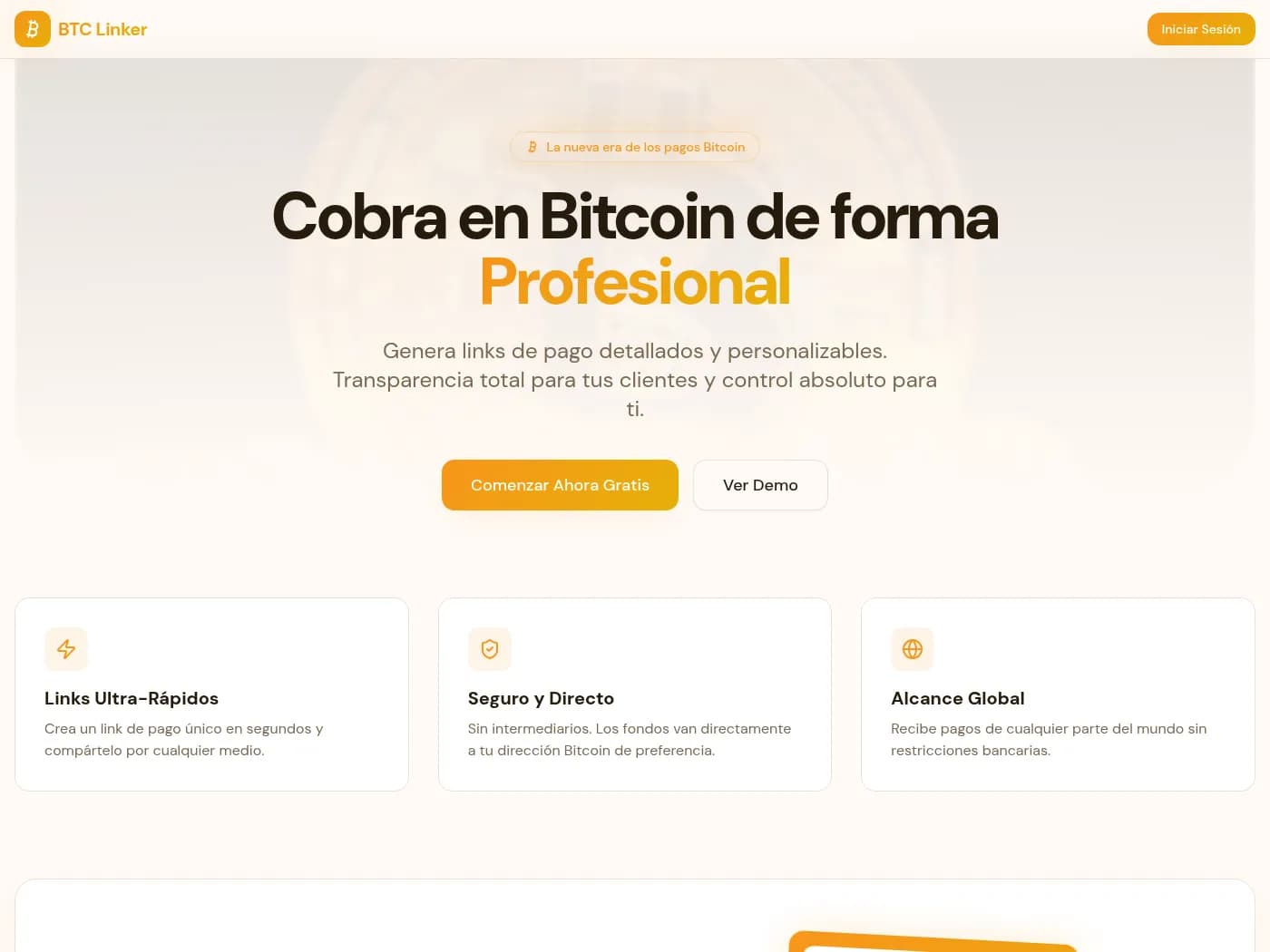 BTC Payment Linker