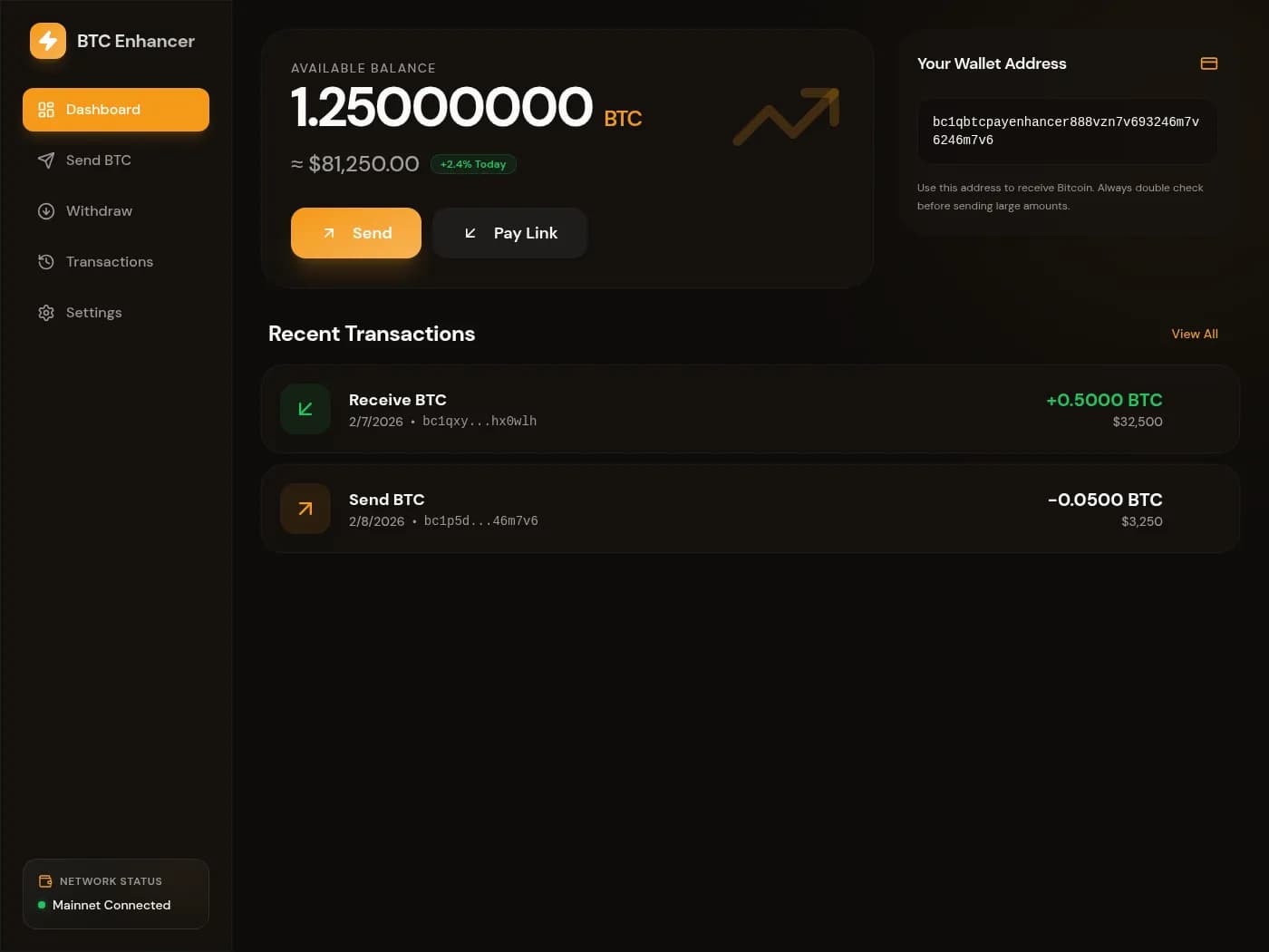 BTC Pay Enhancer