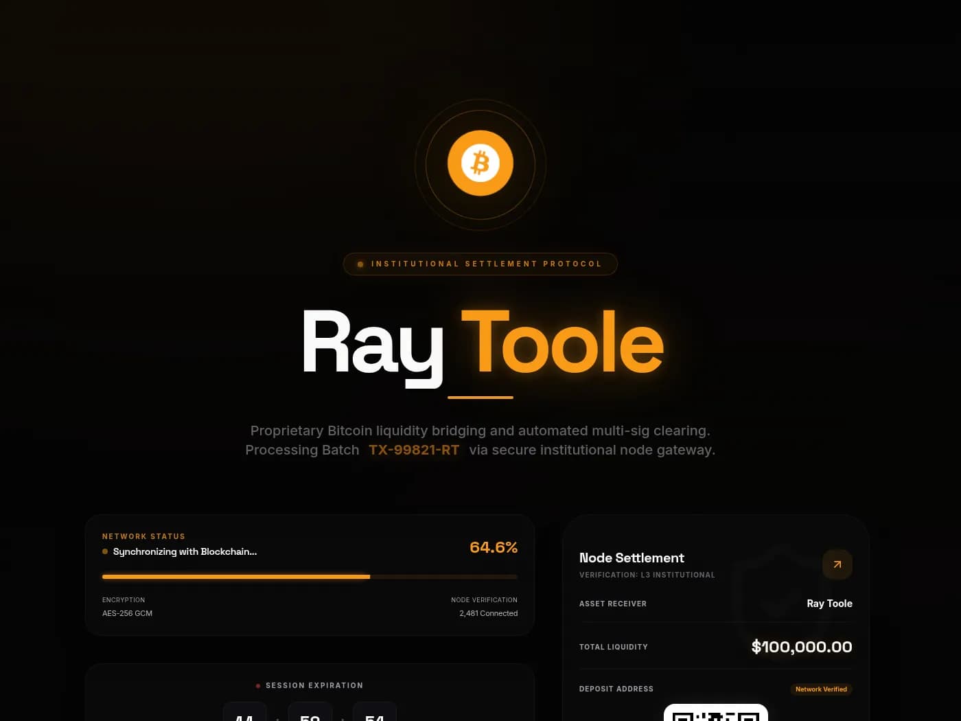 Bitcoin Processing Page