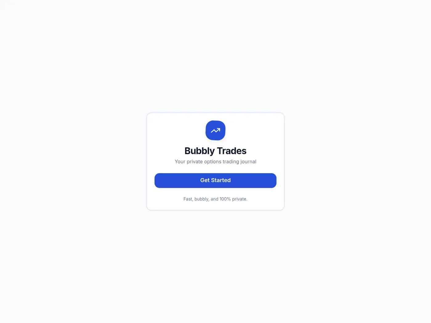 Bubbly Trades Journal