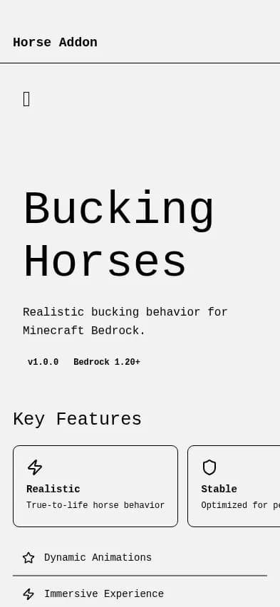 Bucking Horses Pack