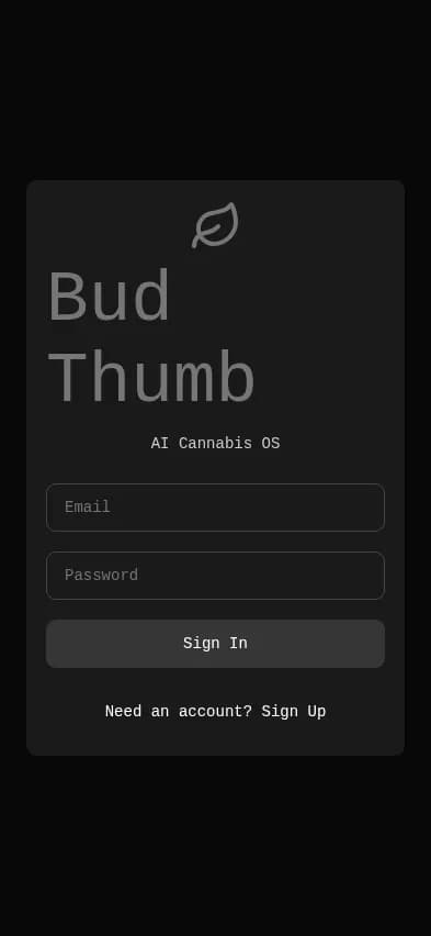Bud Thumb: AI Cannabis OS