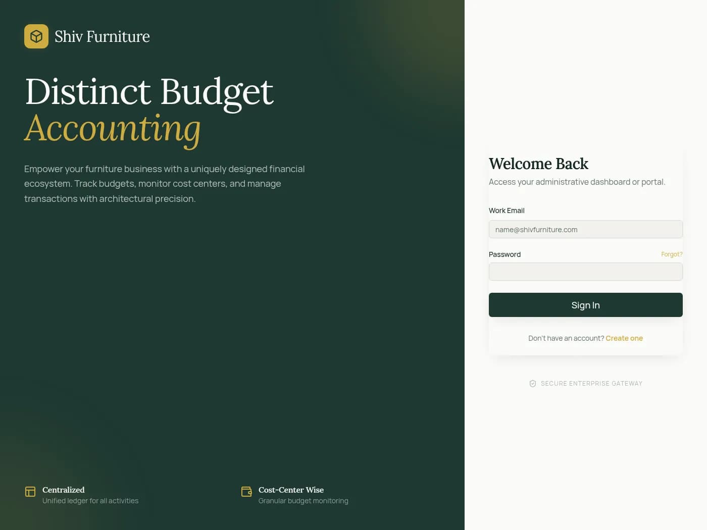 Distinct Budget System