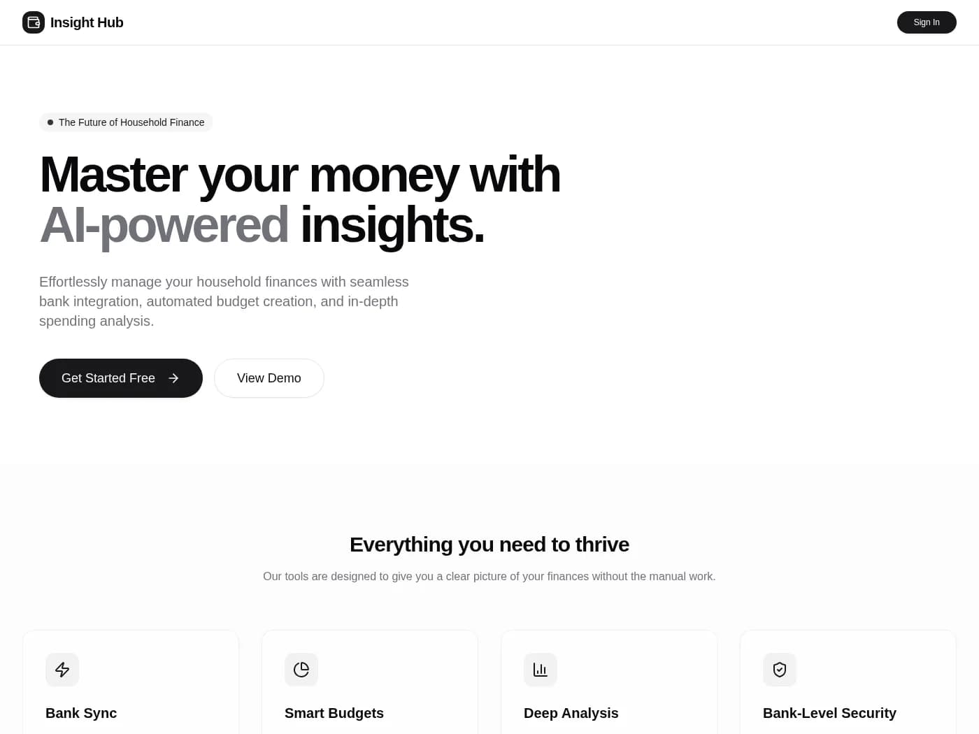 Budget Insight Hub