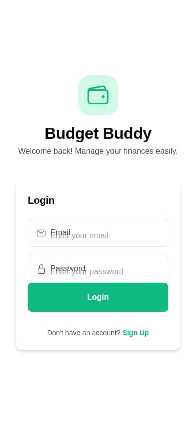 Budget Buddy App