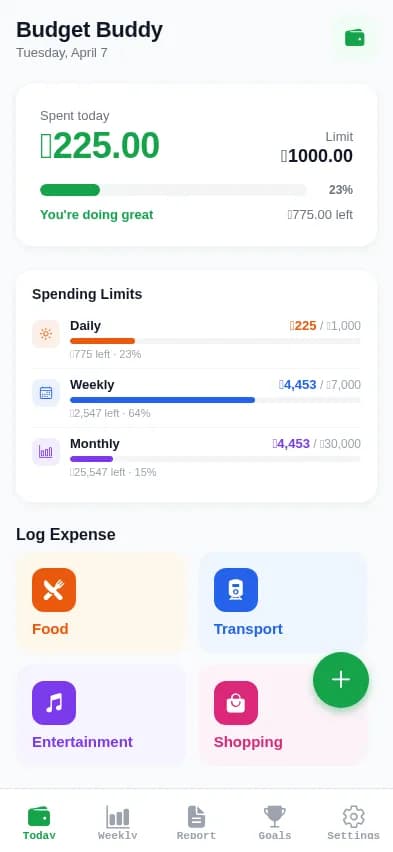 Budget Buddy Mobile