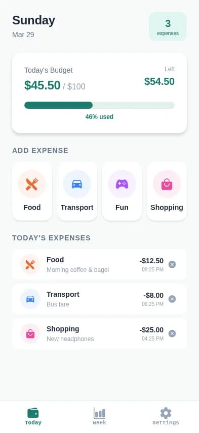 Budget Buddy Mobile