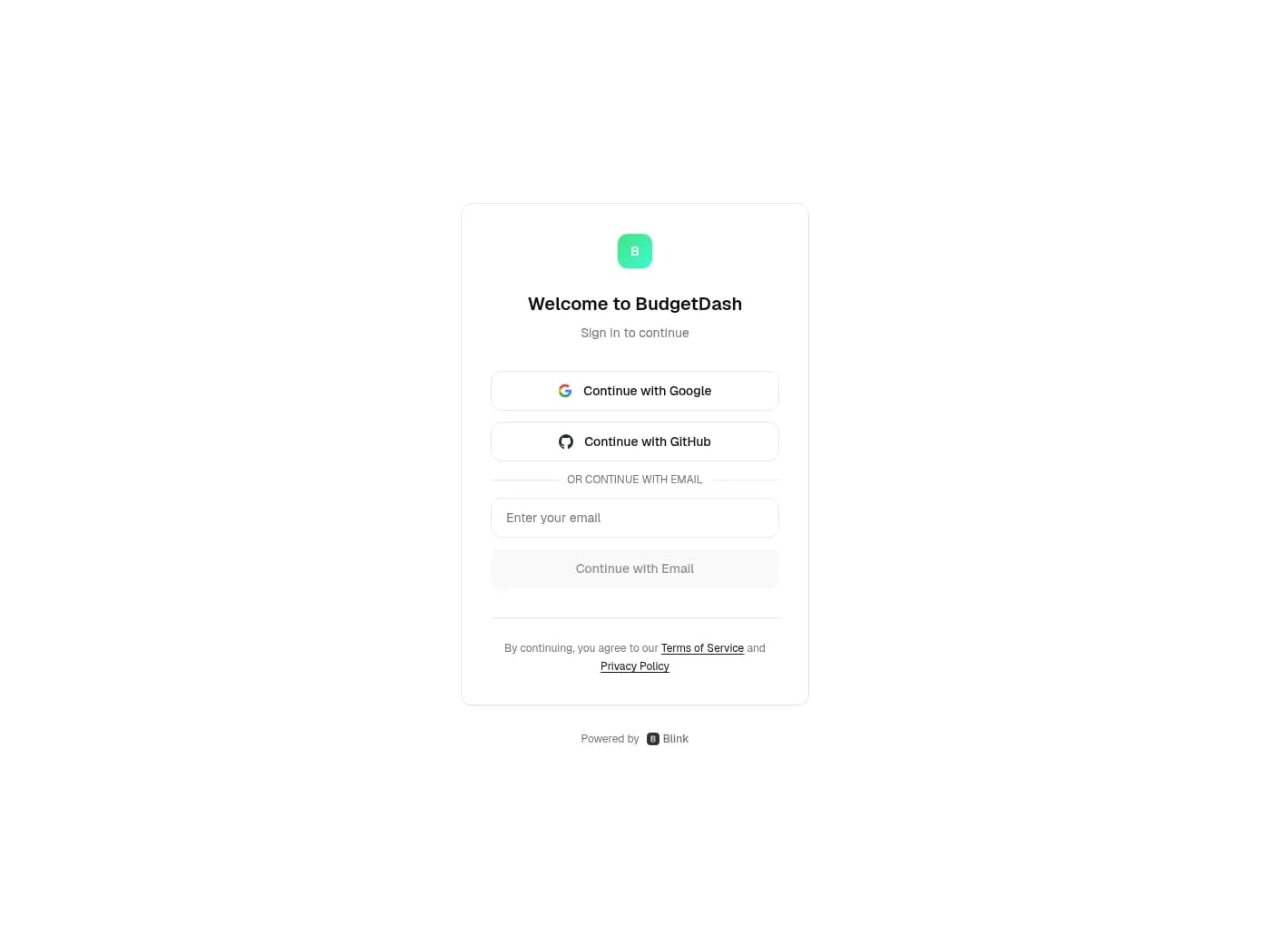 BudgetDash