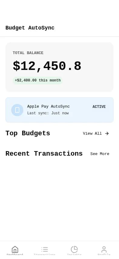 Budget AutoSync