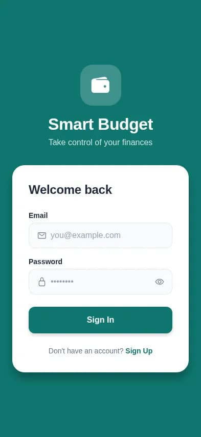 Smart Budget Manager