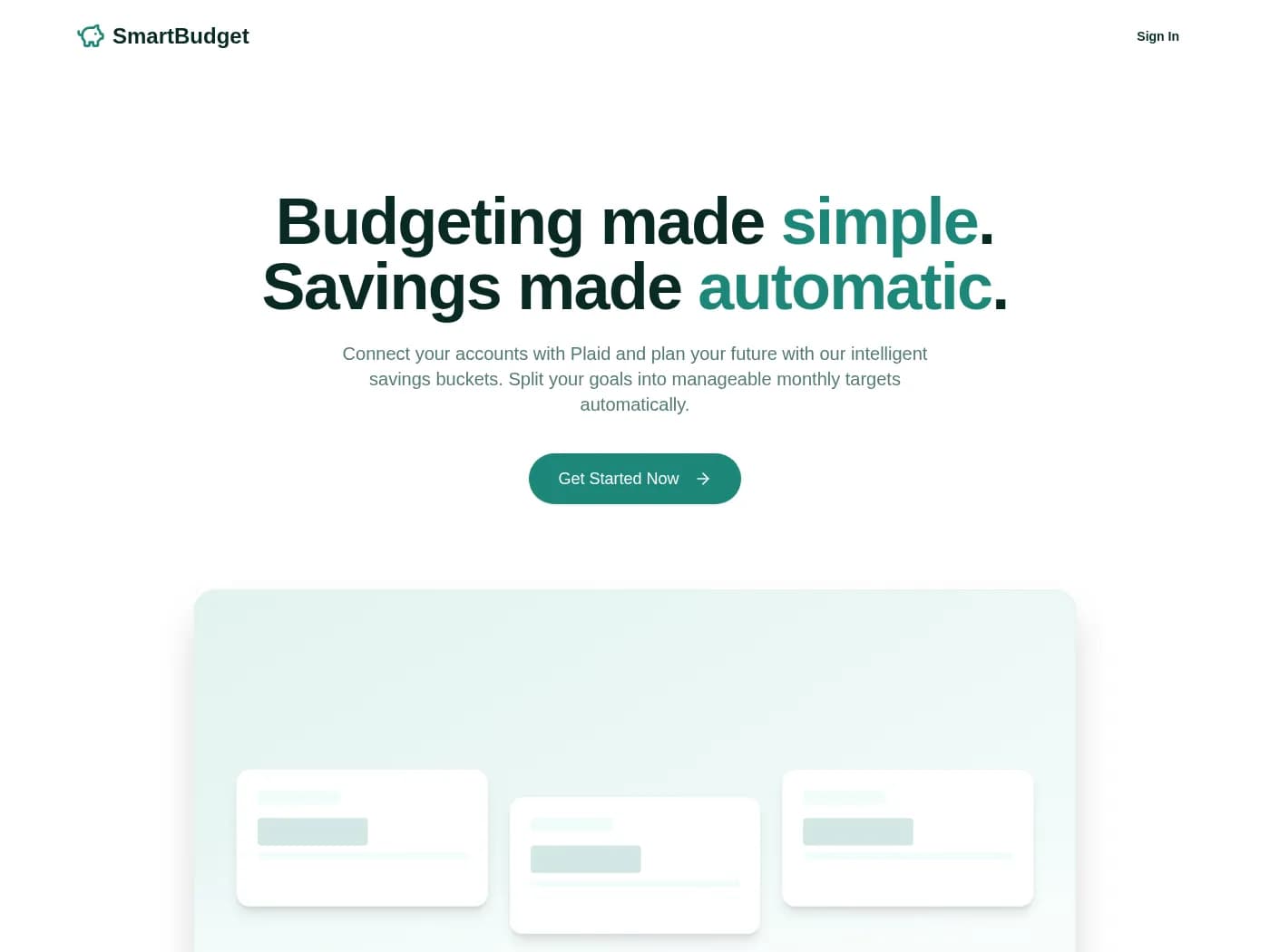Smart Budget Planner