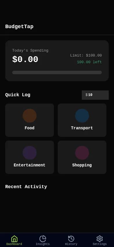 BudgetTap
