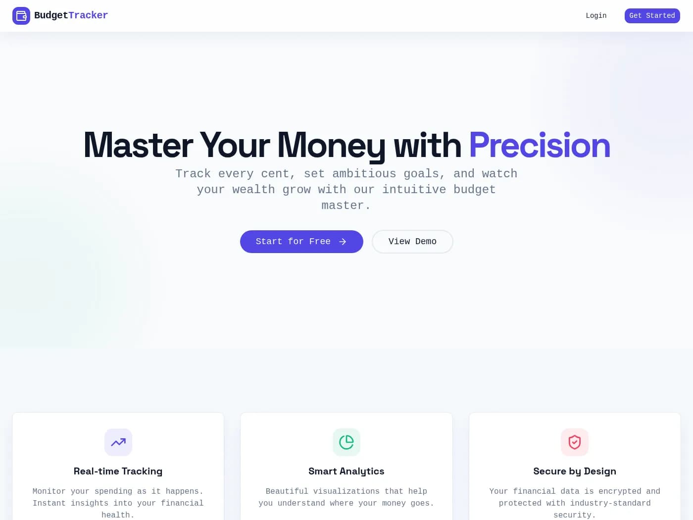 Budget Tracker App