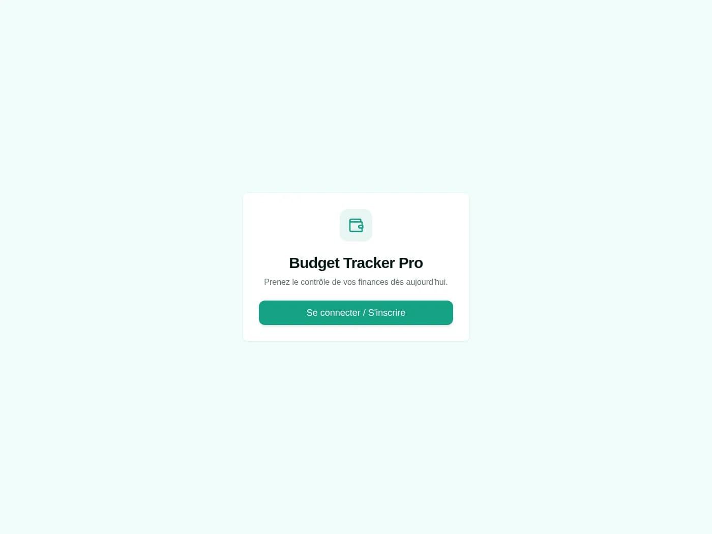 Budget Tracker Pro