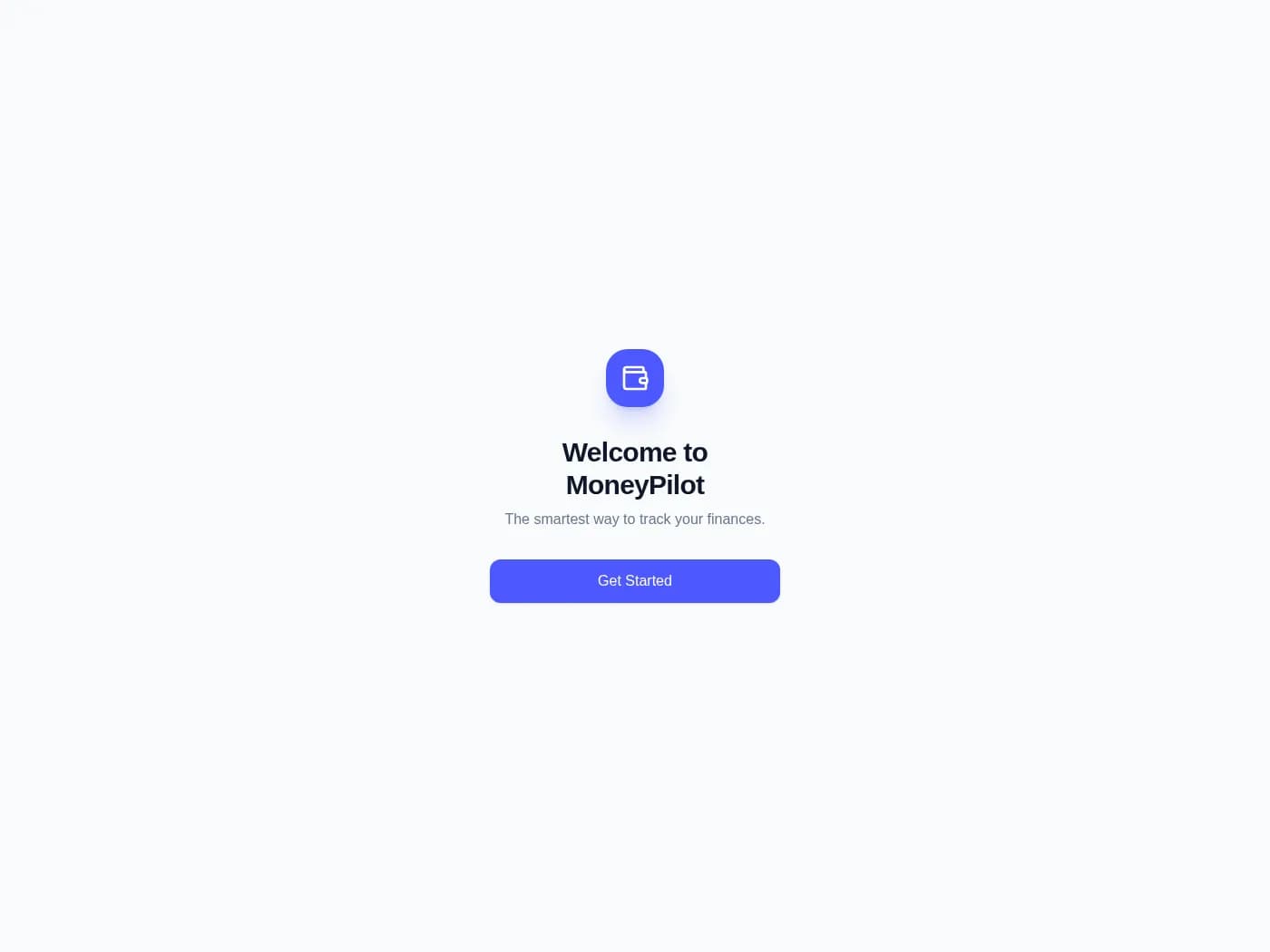 MoneyPilot Budget App