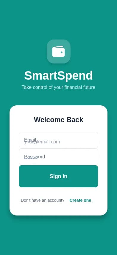 SmartSpend Budget App
