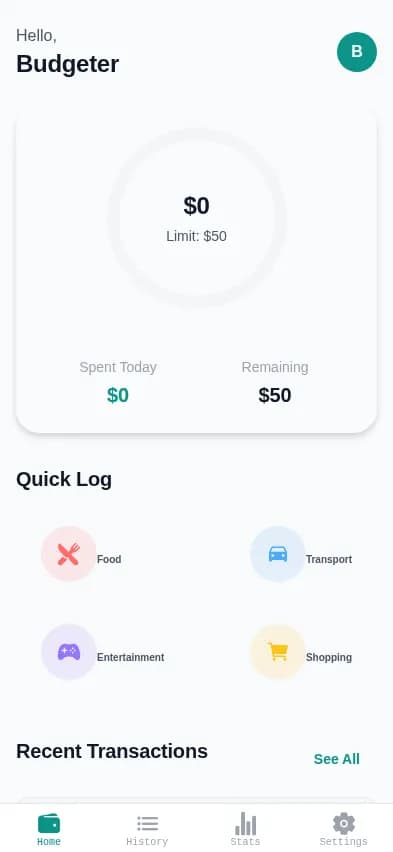 PocketBudget Tracker