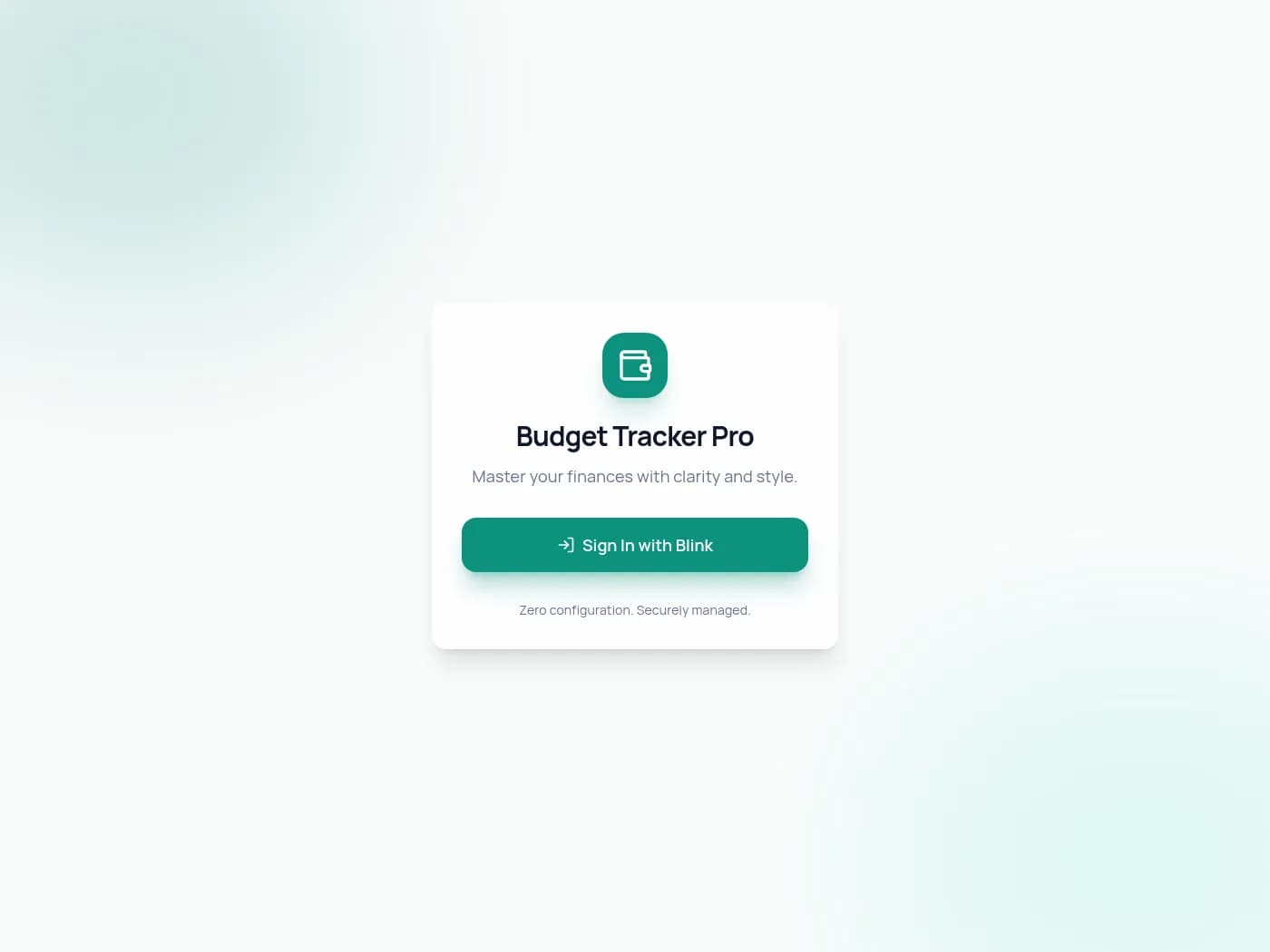 Budget Tracker Pro