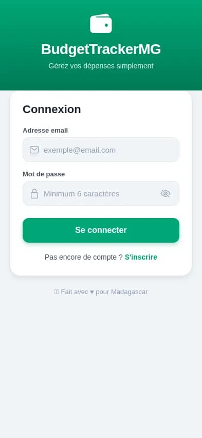 BudgetTrackerMG Mobile