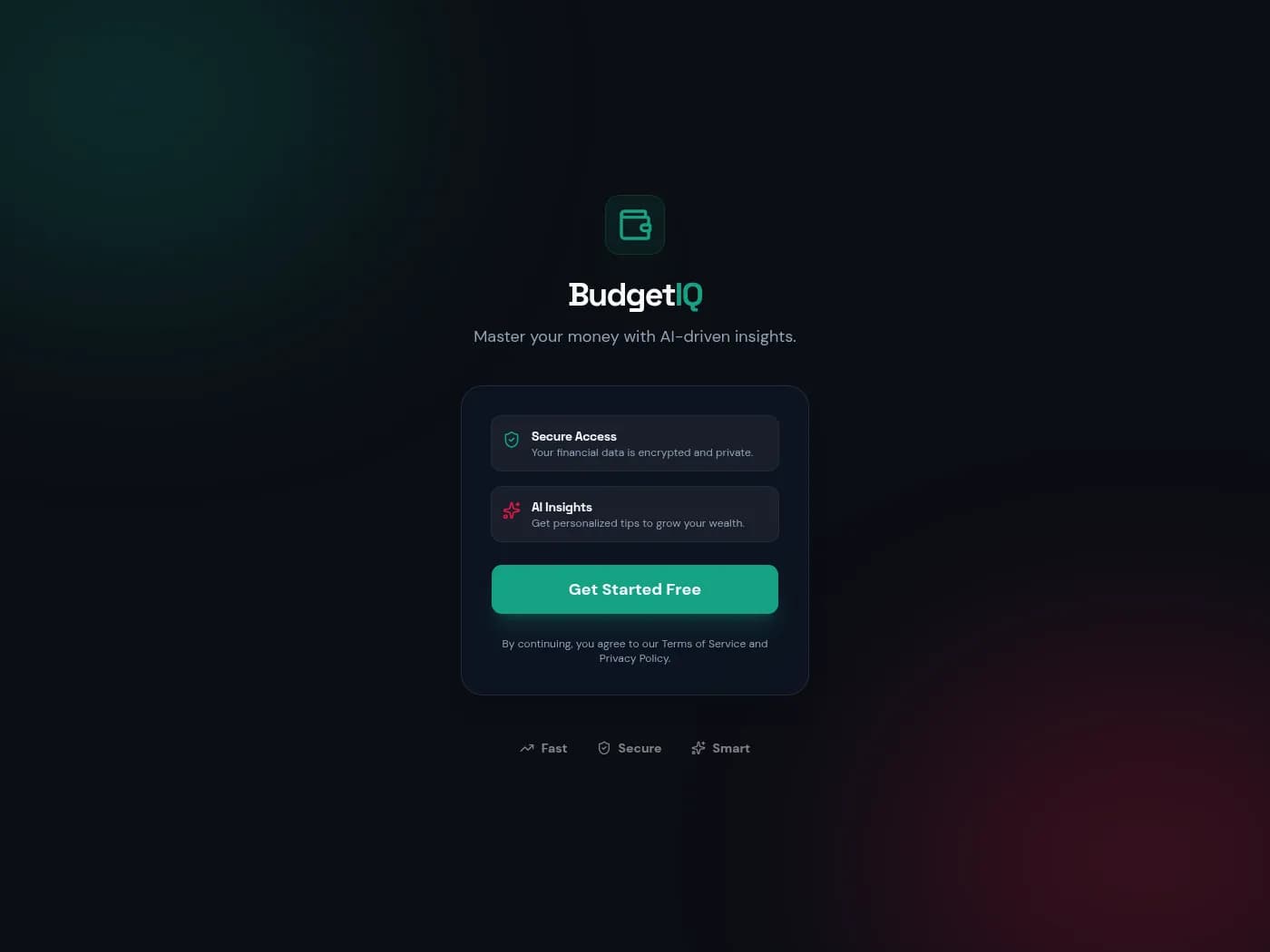 BudgetIQ – AI Budget Manager