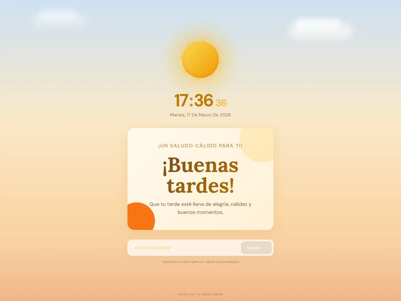 Buenas Tardes App