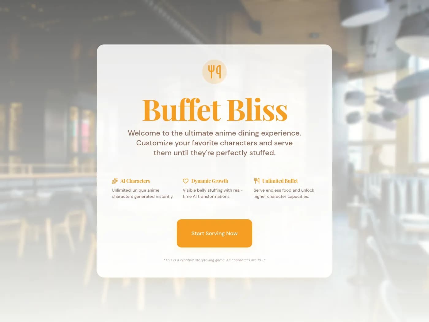 Buffet Bliss AI Game