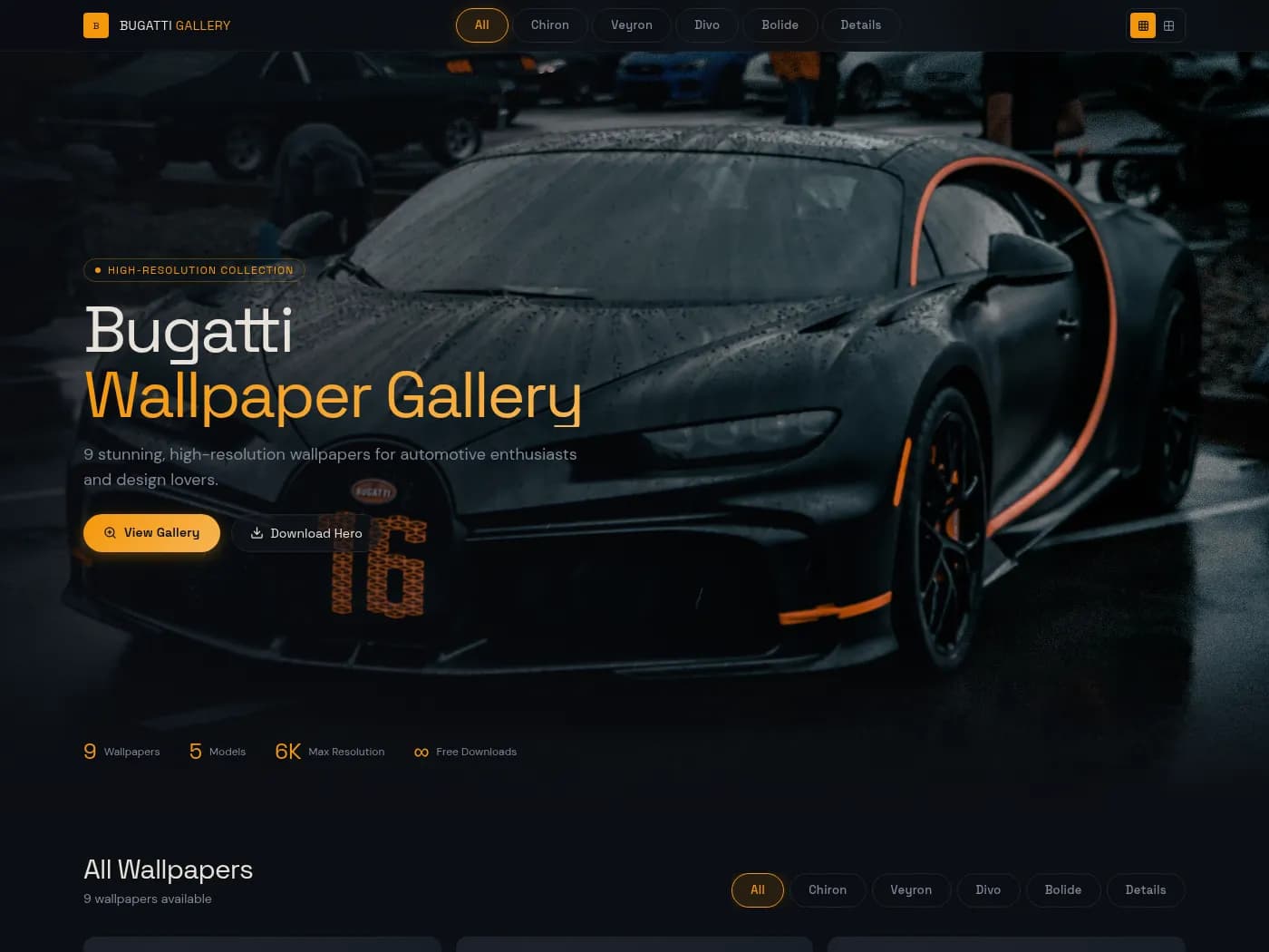 Bugatti Wallpaper Gallery