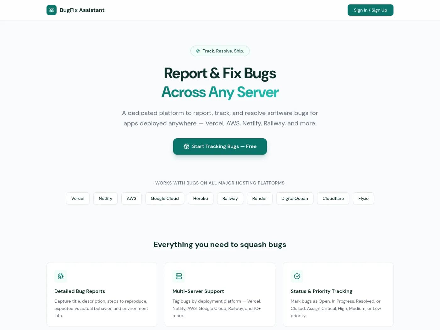 BugFix Assistant App