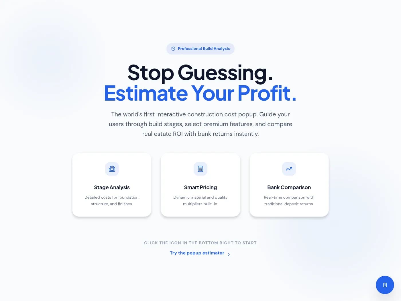 Build Profit Estimator