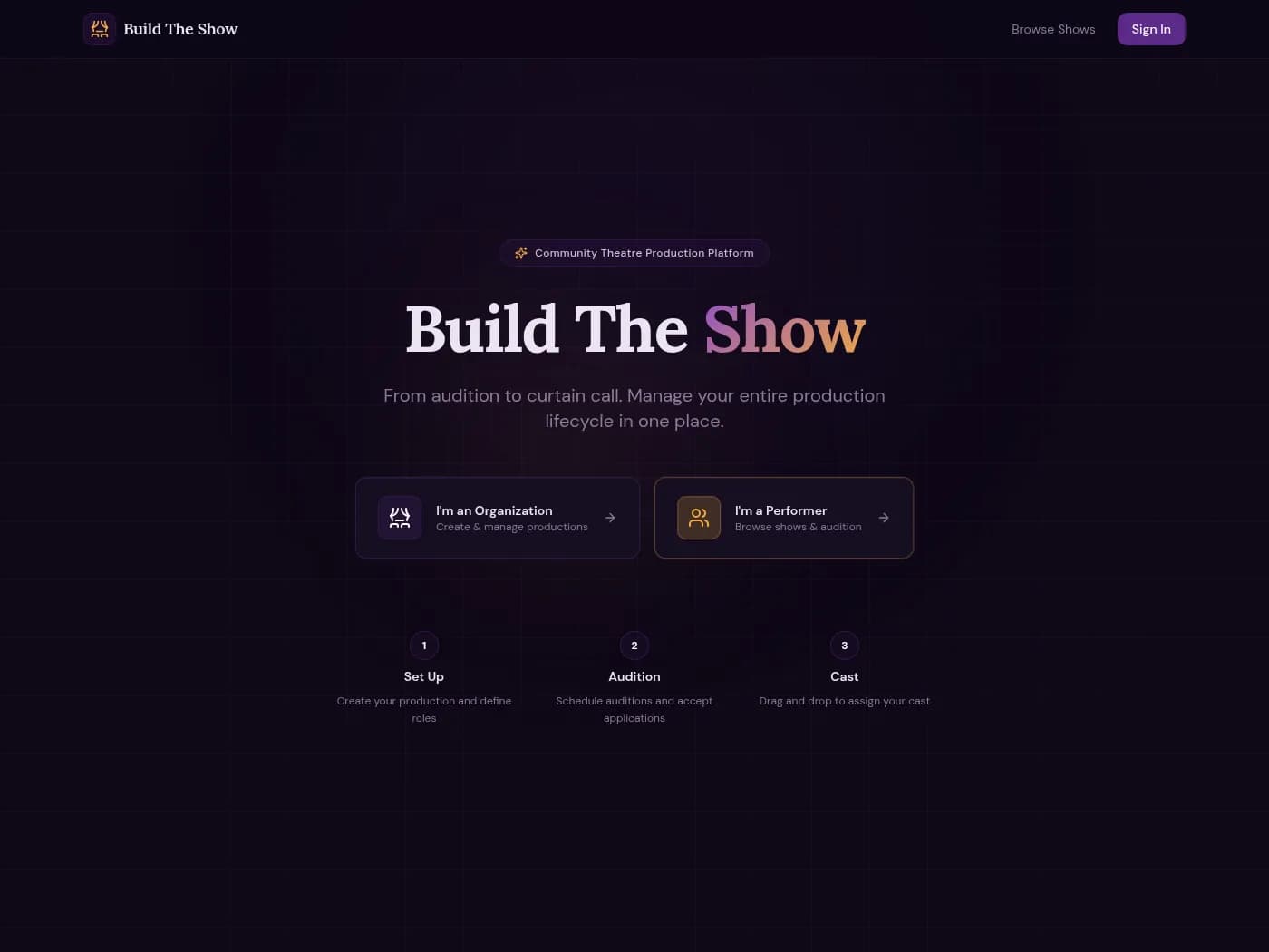 Build The Show