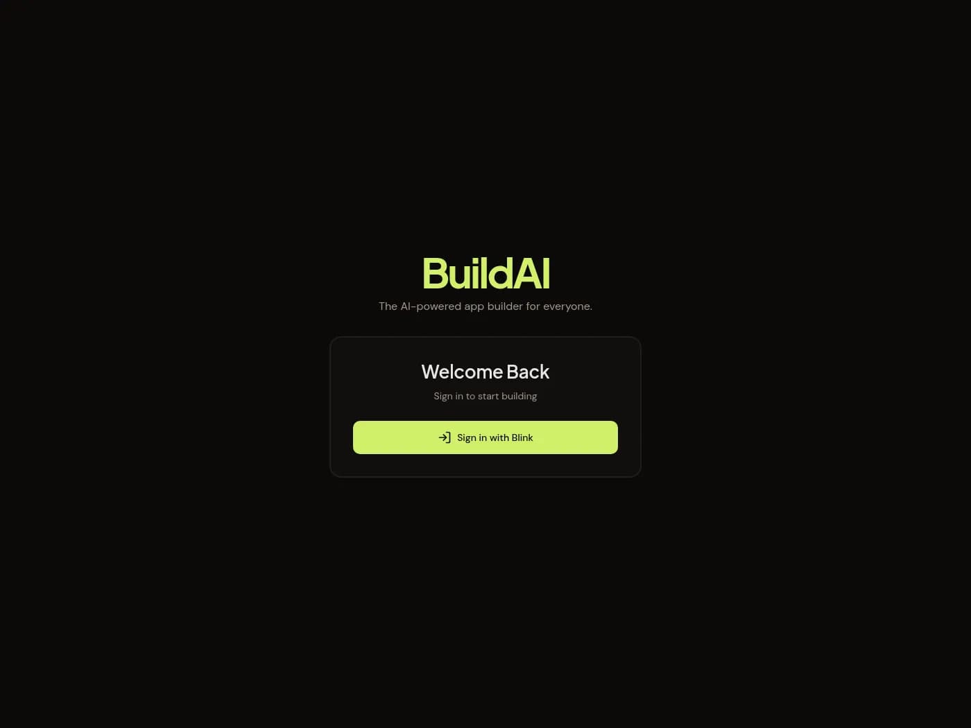 BuildAI App Builder