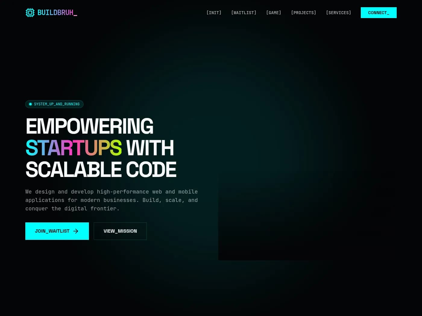 BuildBruh Studio Site