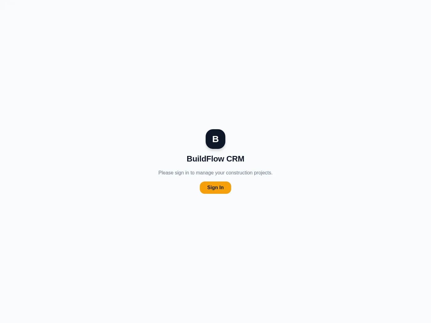 BuildFlow CRM