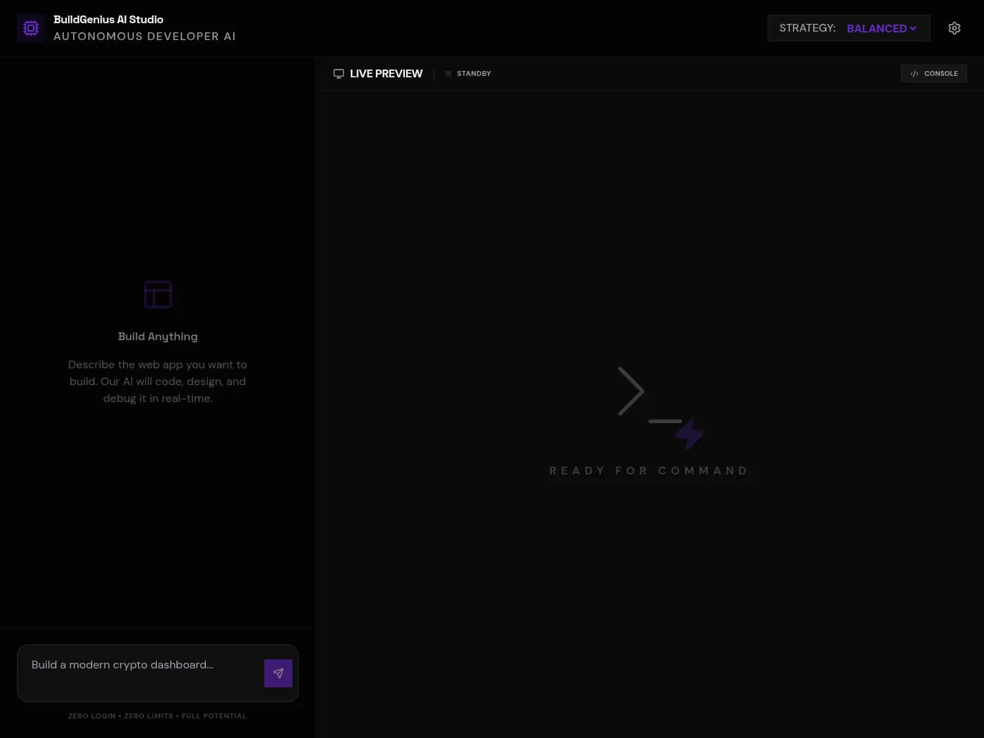 BuildGenius AI Studio