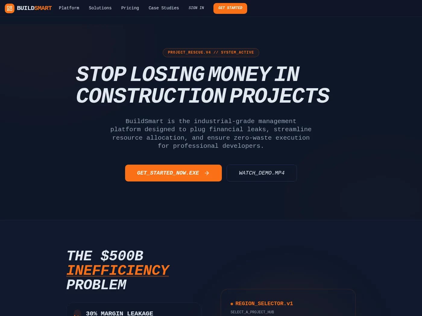 BuildSmart Intelligence SaaS