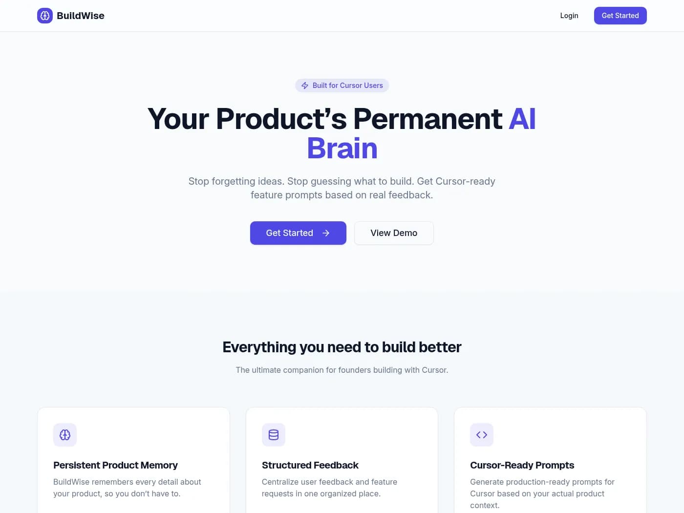 BuildWise: AI Product Brain