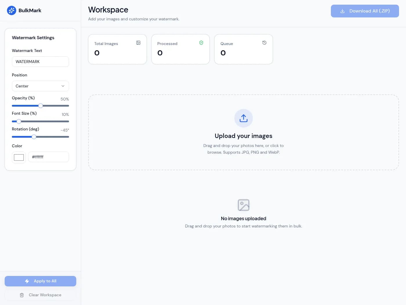 Bulk Watermark App