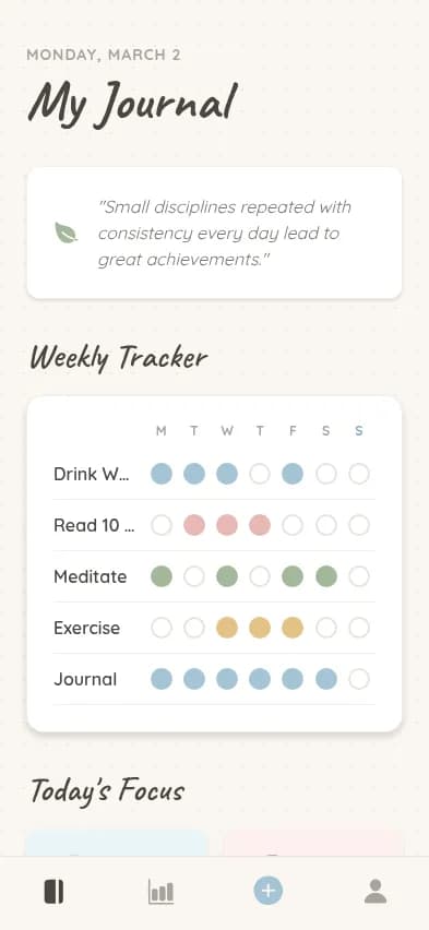 Bullet Journal Habit App