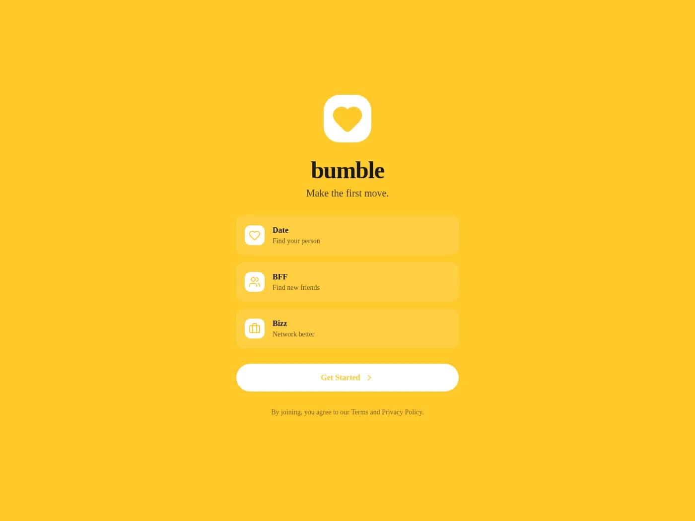 Bumble Clone