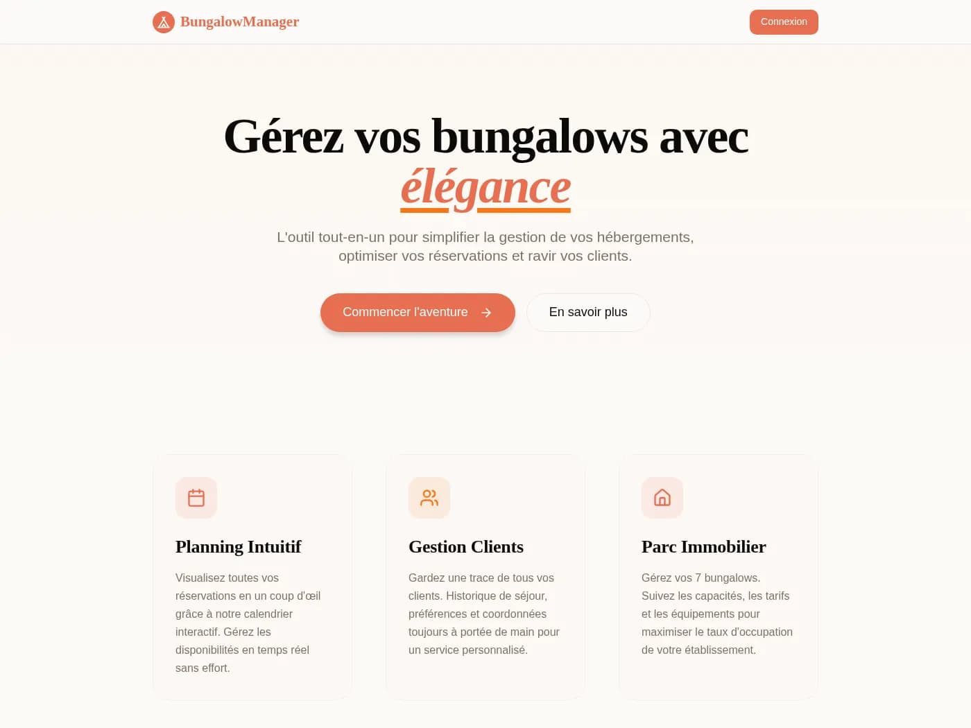 BungalowManager Offline