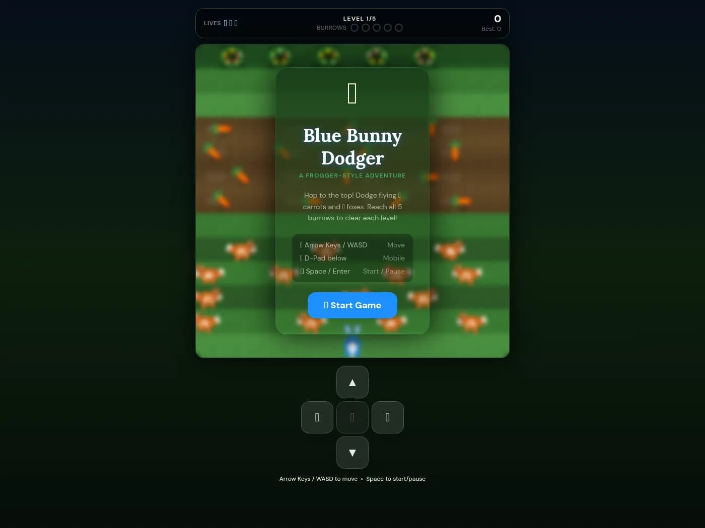 Blue Bunny Dodger
