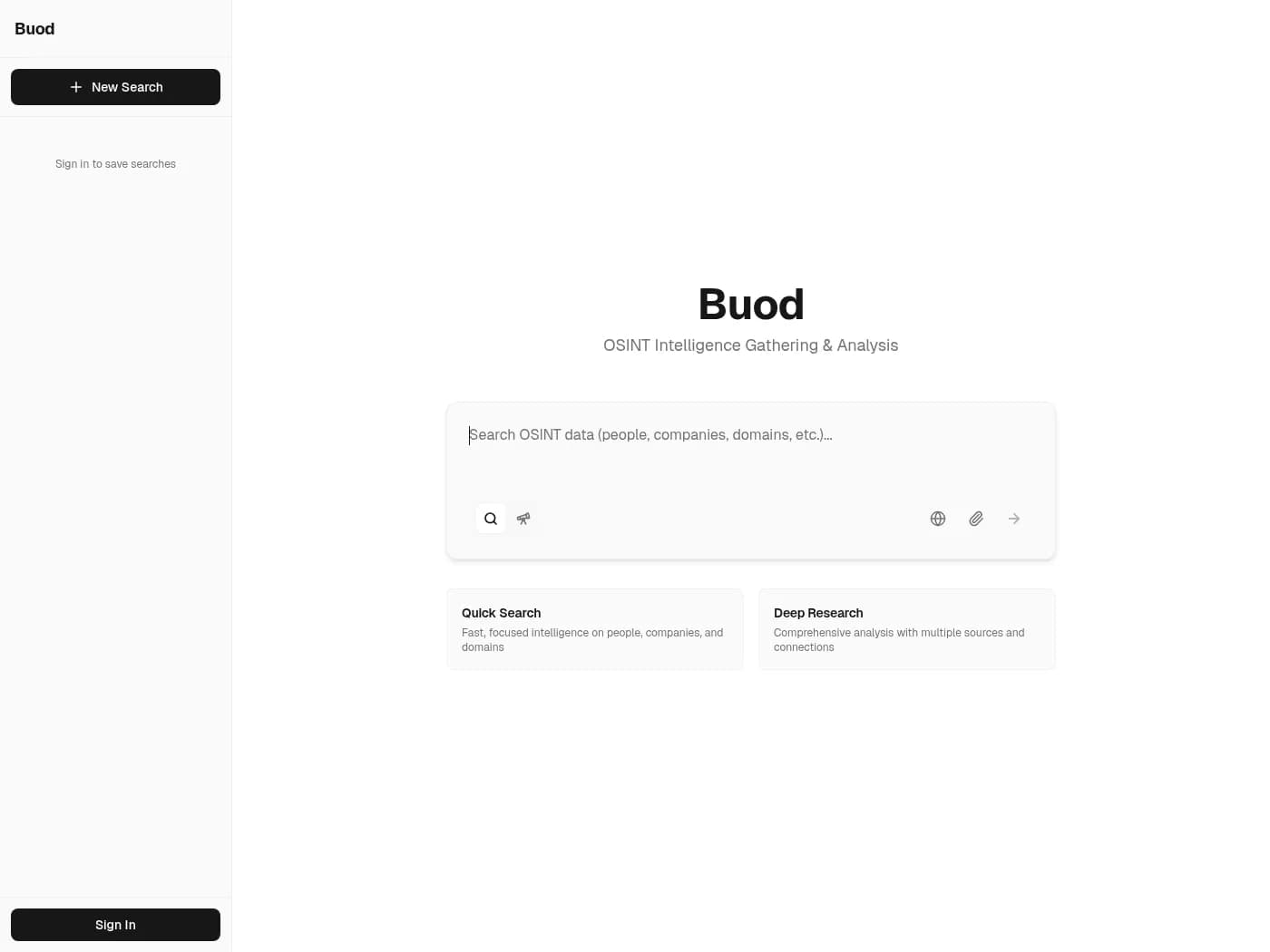 Buod OSINT Assistant