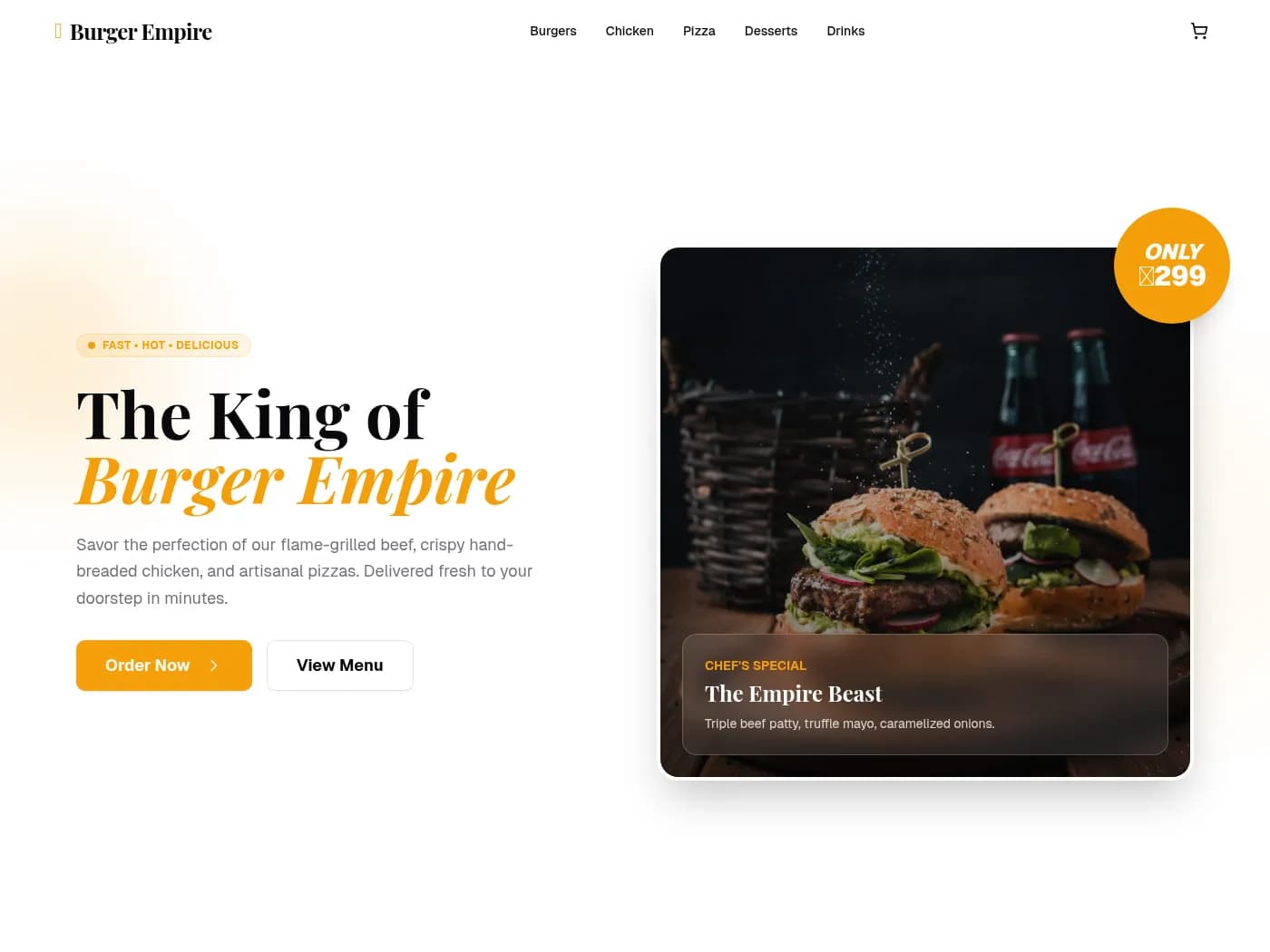Burger Empire Online