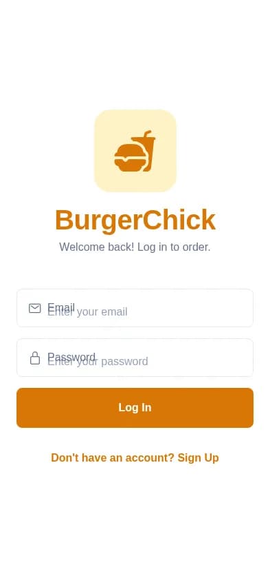 BurgerChick Orders App