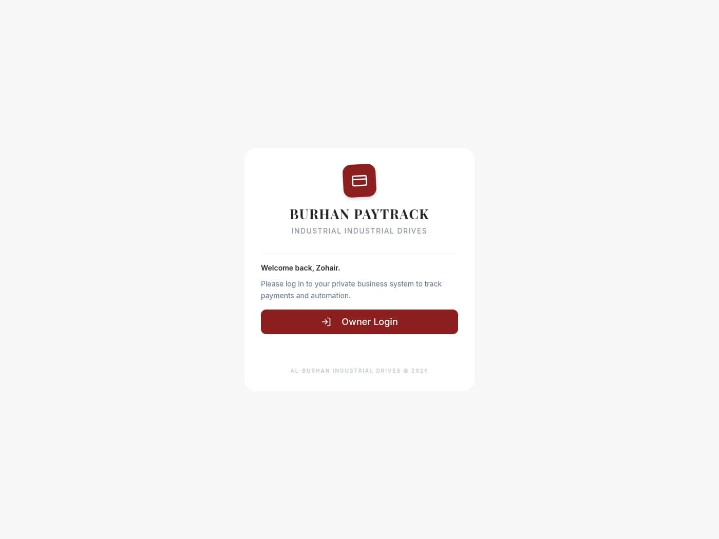 Burhan PayTrack